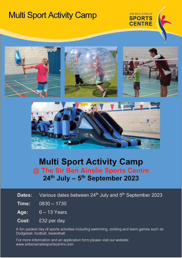 Multi Sport Activity Camps : SIR BEN AINSLIE Sports Centre