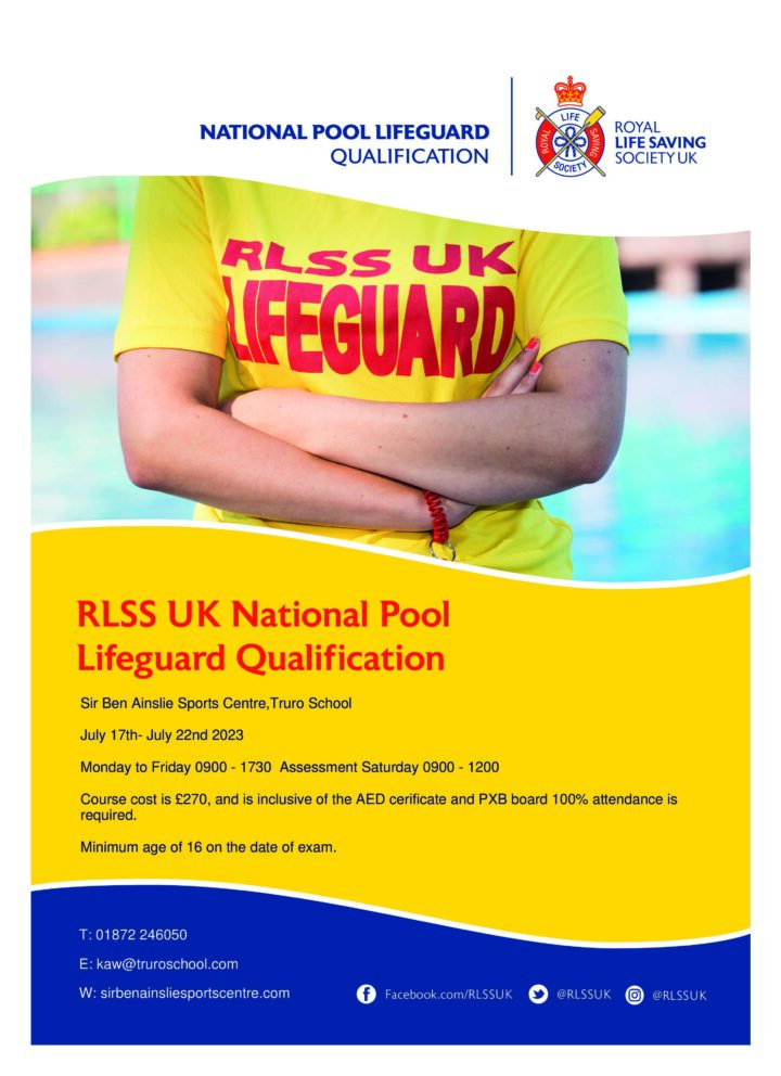 RLSS Pool Lifeguard Qualification : SIR BEN AINSLIE Sports Centre