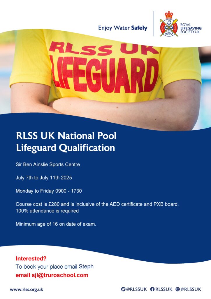 RLSS Pool Lifeguard Qualification : Sir Ben Ainslie Sports Centre